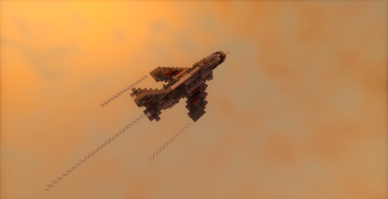 Fully operational Soviet MiG-17 fighter jet (fictional) Minecraft Map