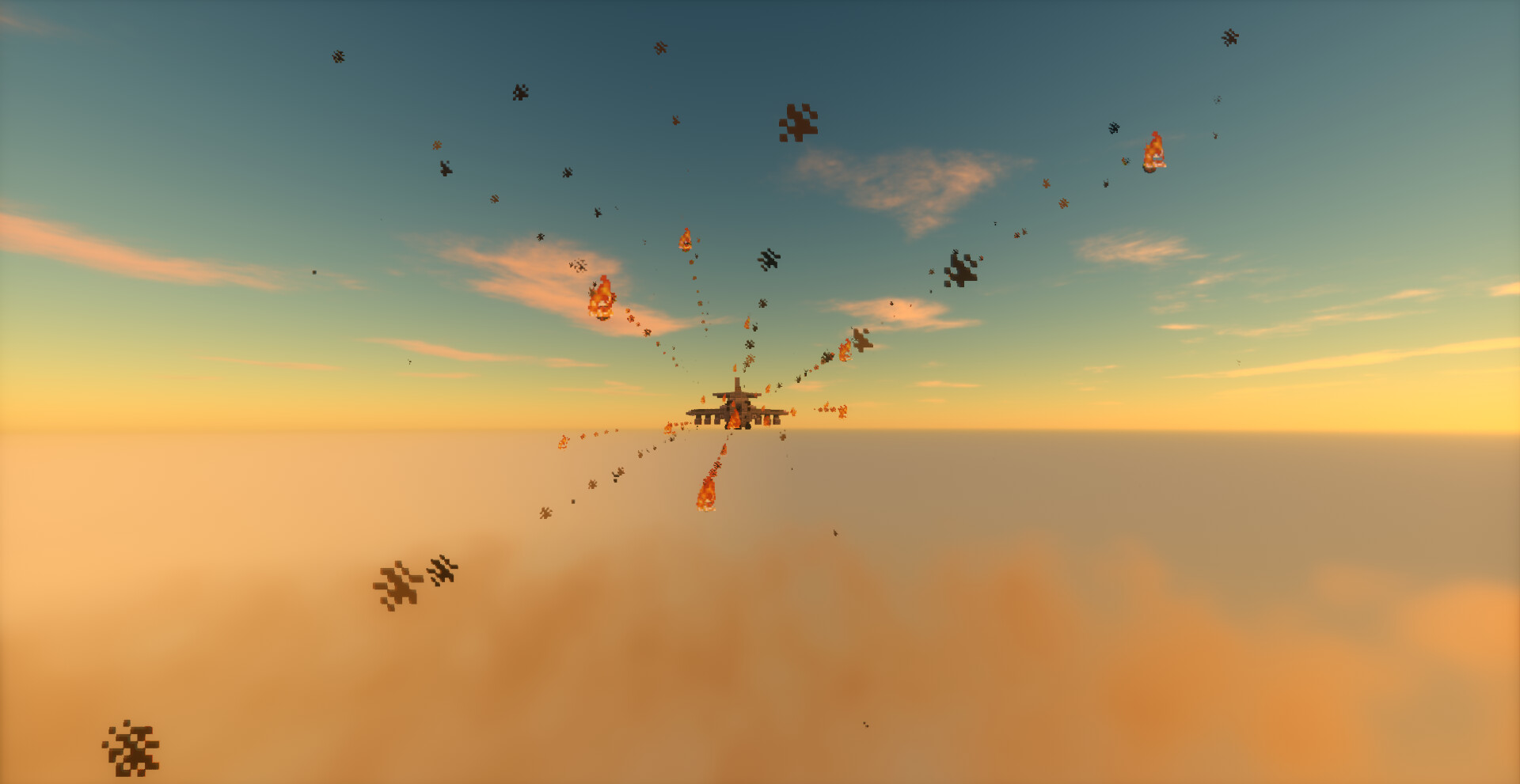 Fully operational Soviet MiG-17 fighter jet (fictional) Minecraft Map