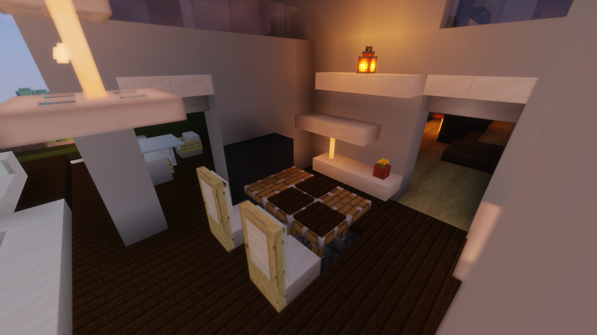 MODERN COTTAGE WITH INTERIOR [Download map] Minecraft Map
