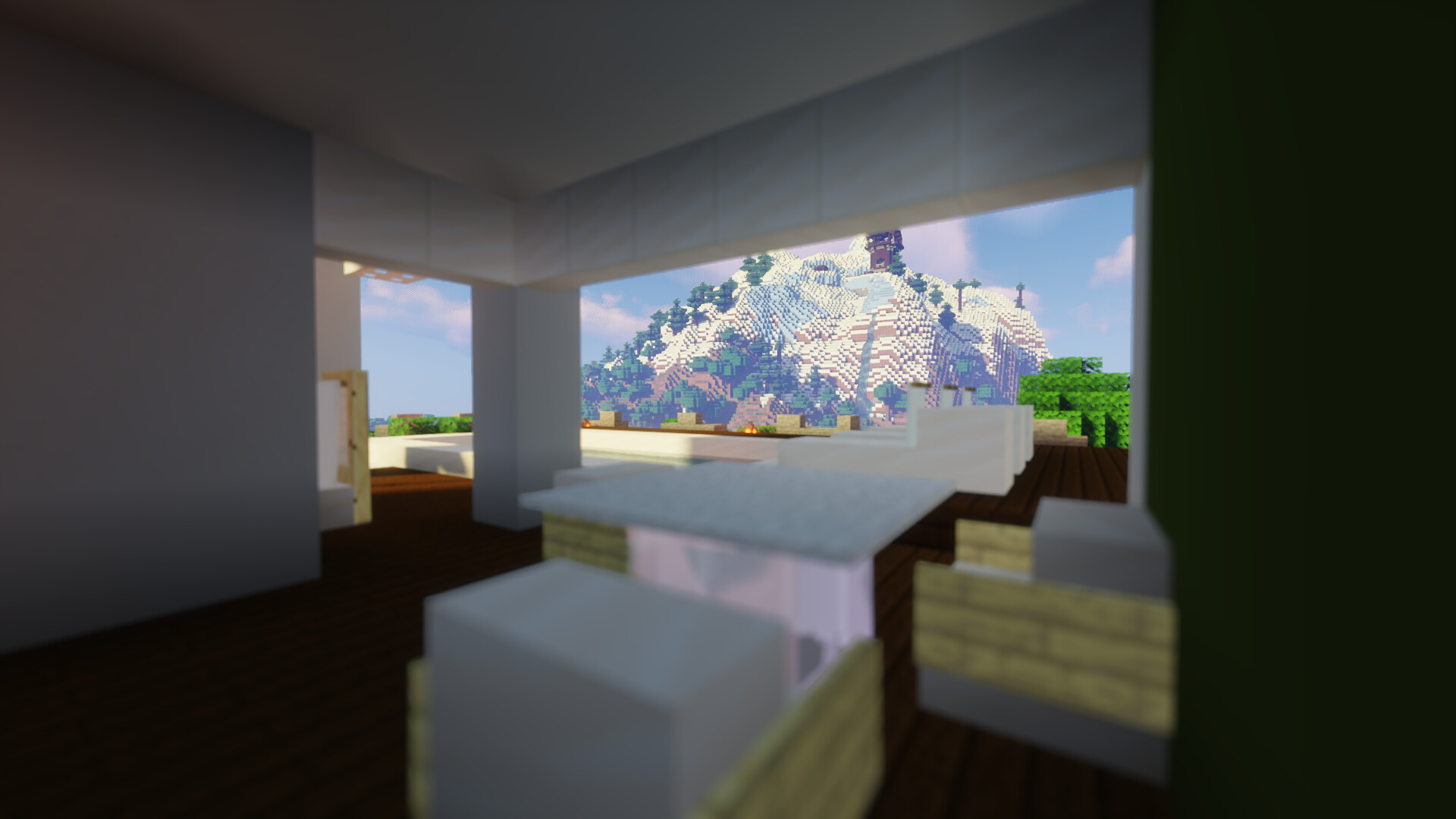 MODERN COTTAGE WITH INTERIOR [Download map] Minecraft Map