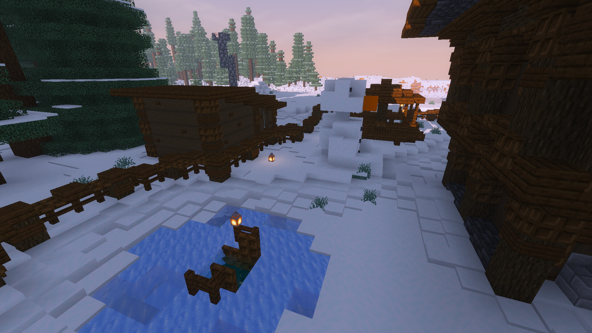 House in taiga Minecraft Map