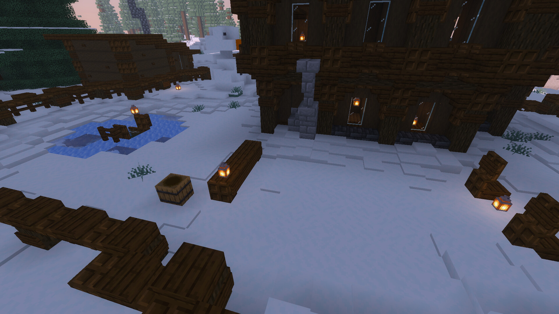 House in taiga Minecraft Map