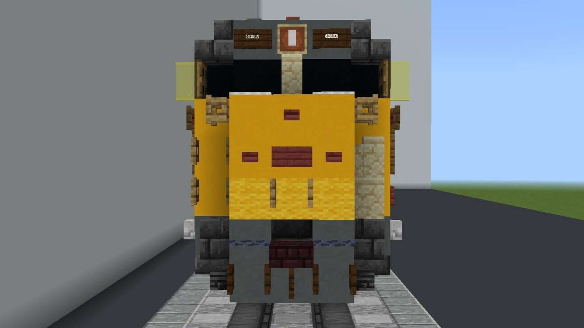 Minecraft Union Pacific GE U50 Diesel Locomotive Minecraft Map