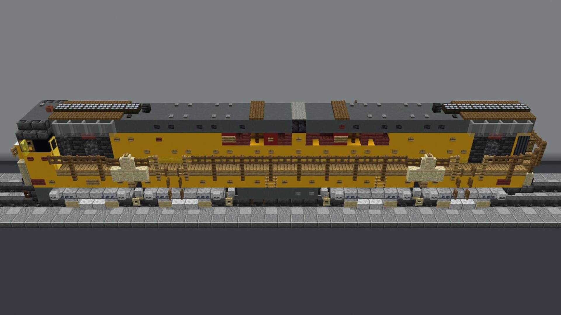Minecraft Union Pacific GE U50 Diesel Locomotive Minecraft Map
