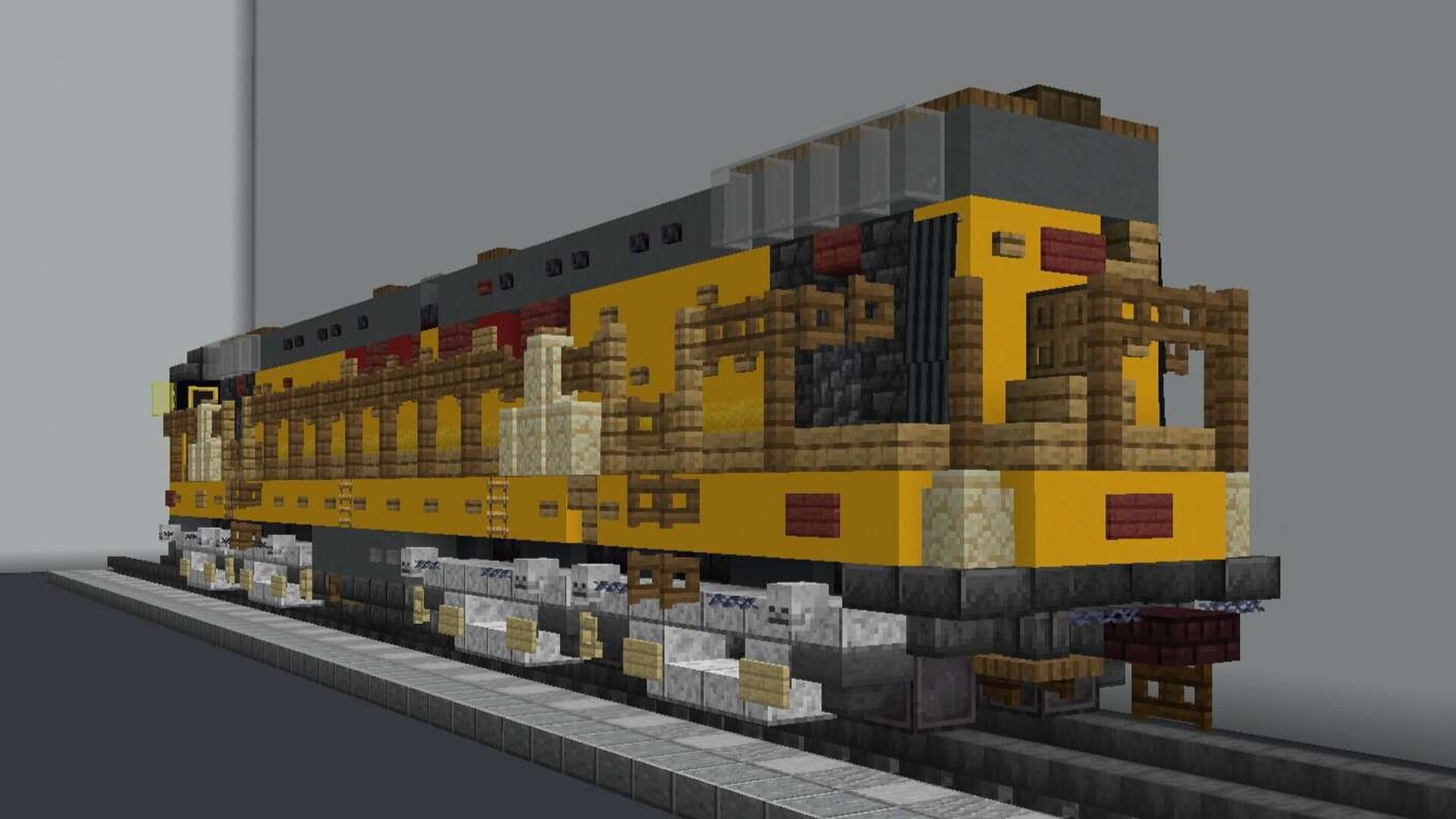 Minecraft Union Pacific GE U50 Diesel Locomotive Minecraft Map