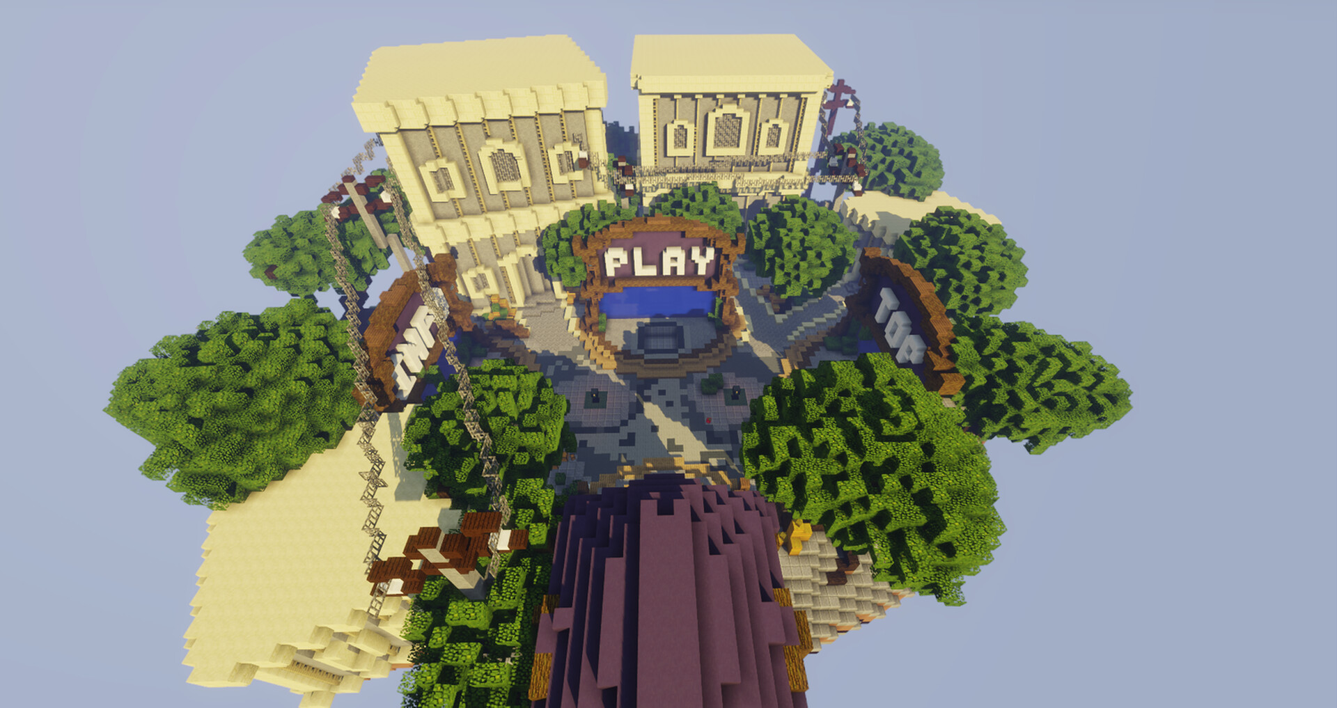 ☄️ BLUE MINIGAMES LOBBY 1.8+ Minecraft Map