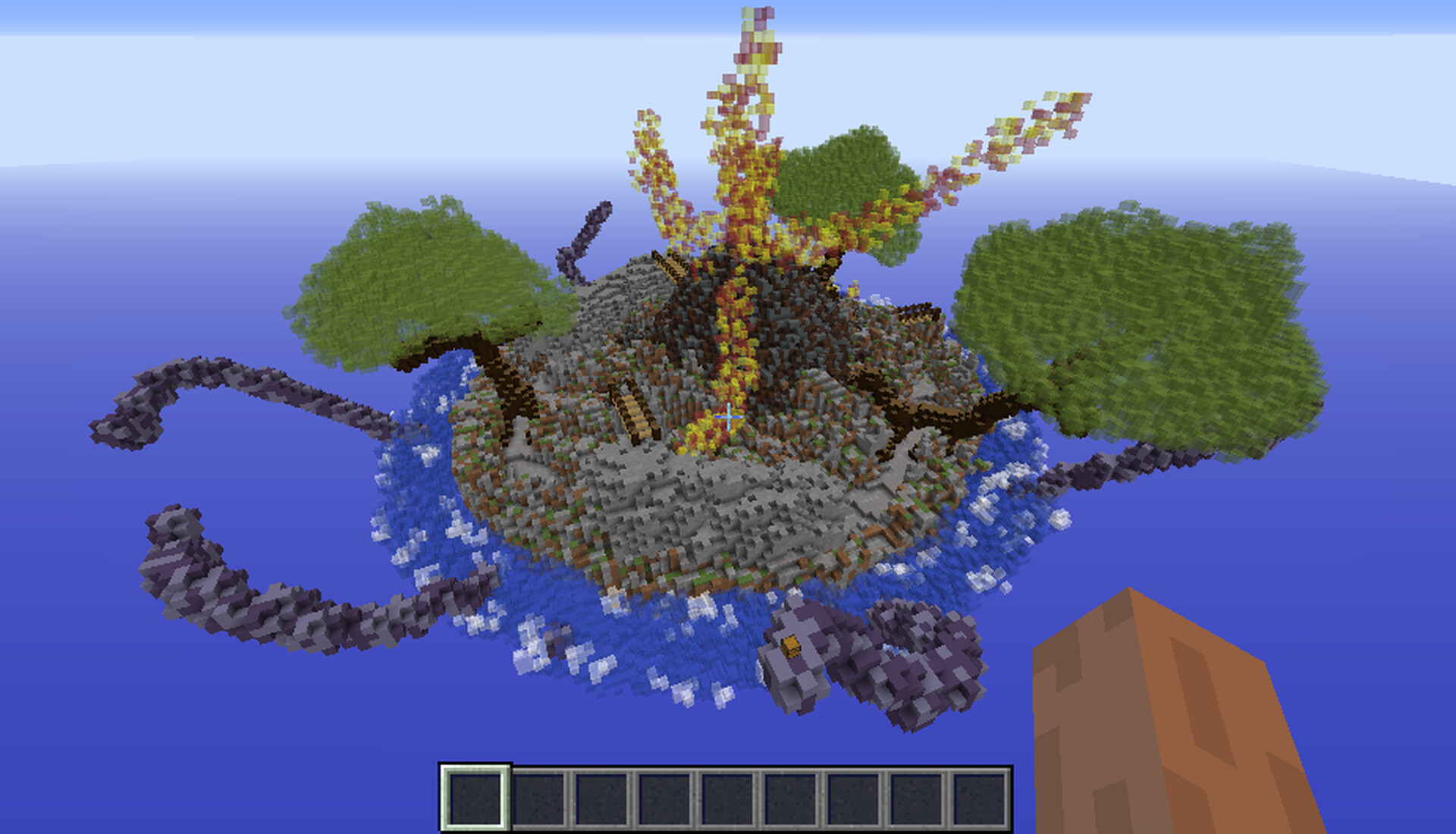 Map Skywars volcano Minecraft Map