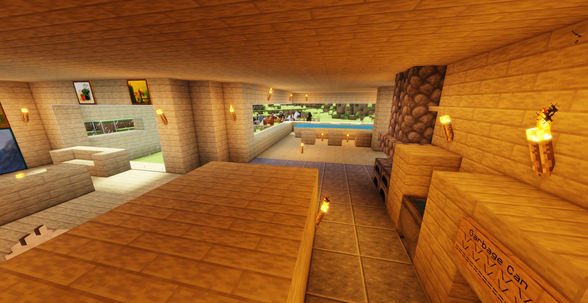 Suburban Birch House Minecraft Map