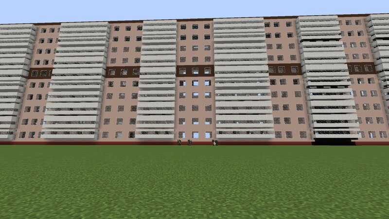 Russian apartment building in Chelyabinsk (Universitetskaya ...