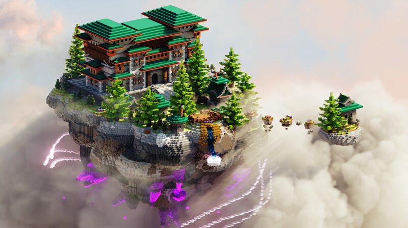 Minecraft | Floating Lobby | 150x150 Minecraft Map