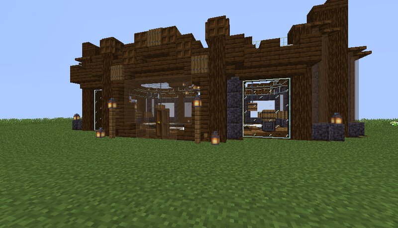 Rustic-Medieval Shop [Schematic File] Minecraft Map