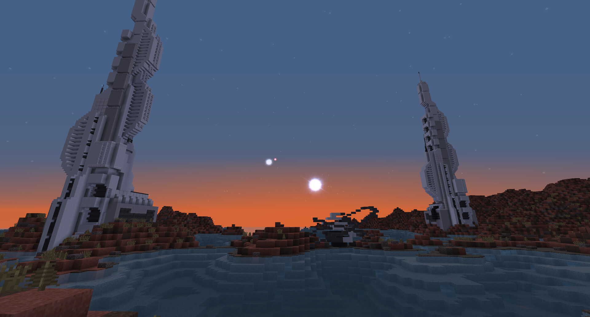 [RIFLOR-1] Trinary Star System Exoplanet Exploration (1.12.2) Minecraft Map
