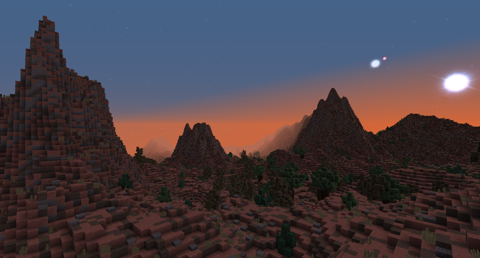 [RIFLOR-1] Trinary Star System Exoplanet Exploration (1.12.2) Minecraft Map