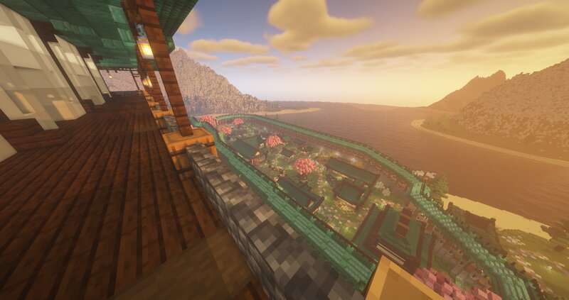 Massive Japanese Island Minecraft Map