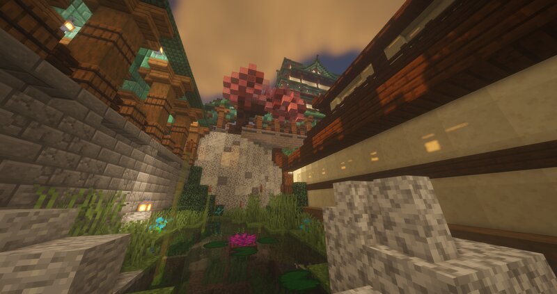 Massive Japanese Island Minecraft Map