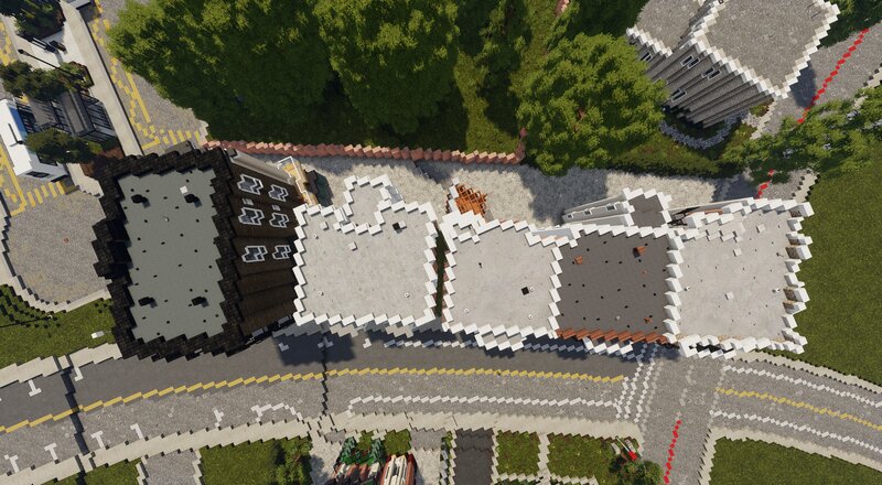 Realistic Angled Canadian Apartments Minecraft Map