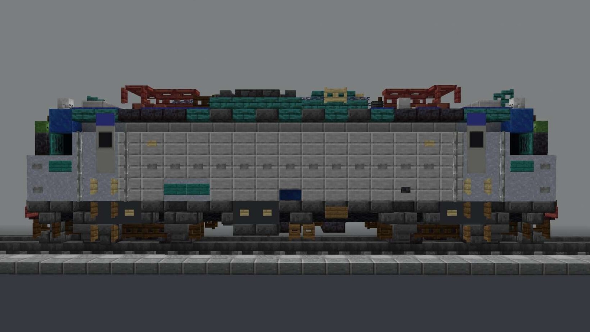 Minecraft Amtrak EMD AEM-7 Electric Lokomotive Minecraft Map