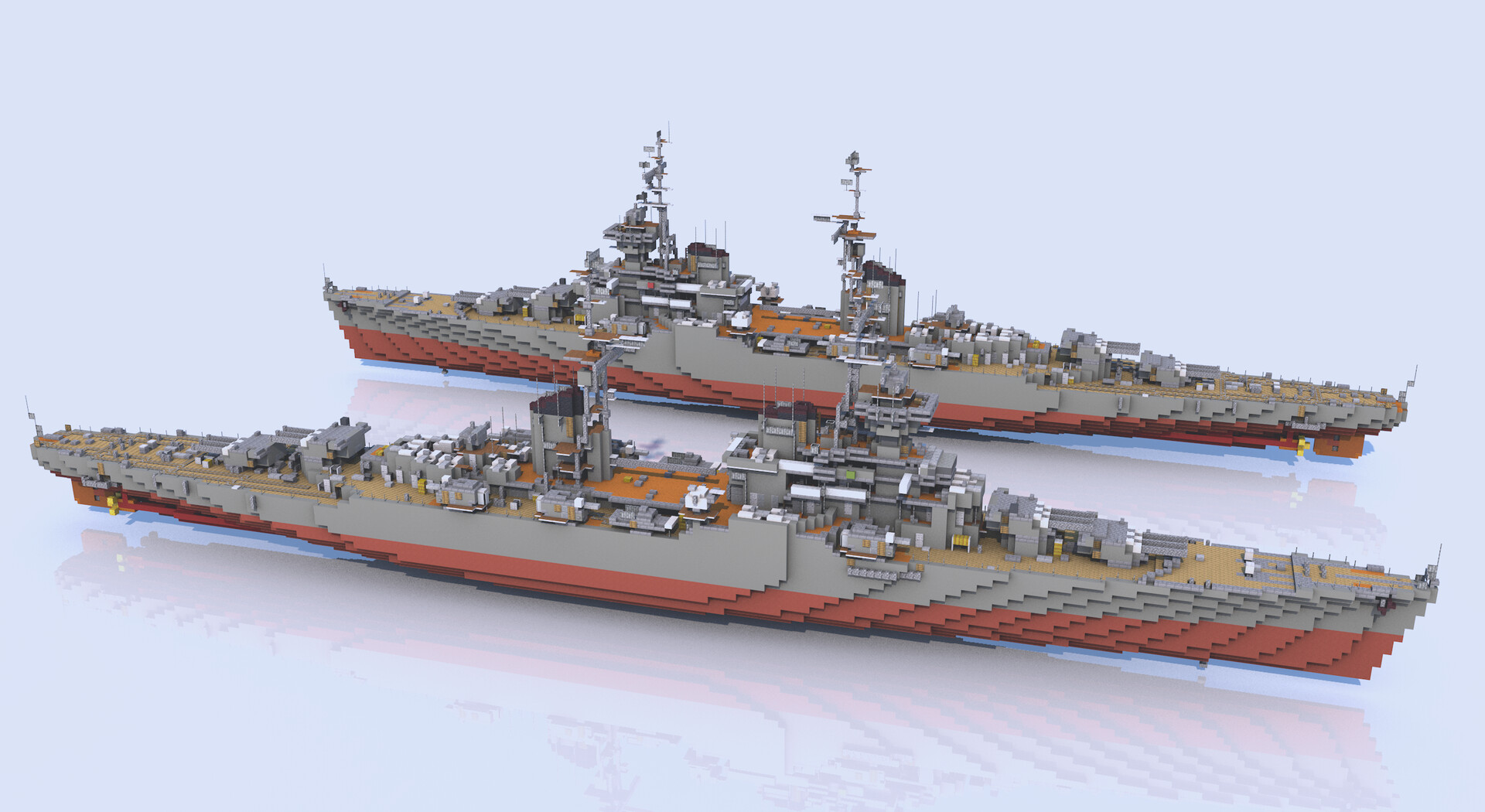 cruiser 68bis Sverdlov class Minecraft Map