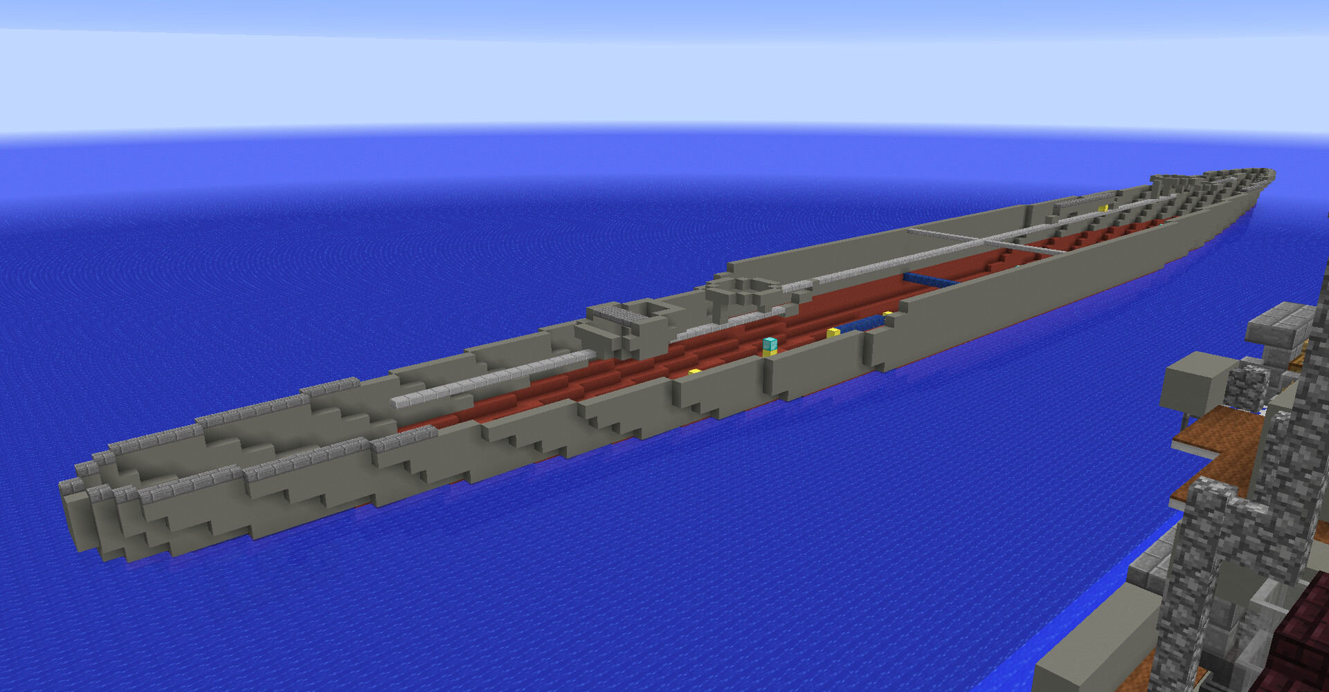 cruiser 68bis Sverdlov class Minecraft Map