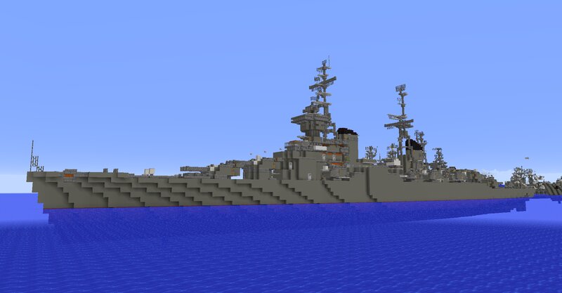 cruiser 68bis Sverdlov class Minecraft Map