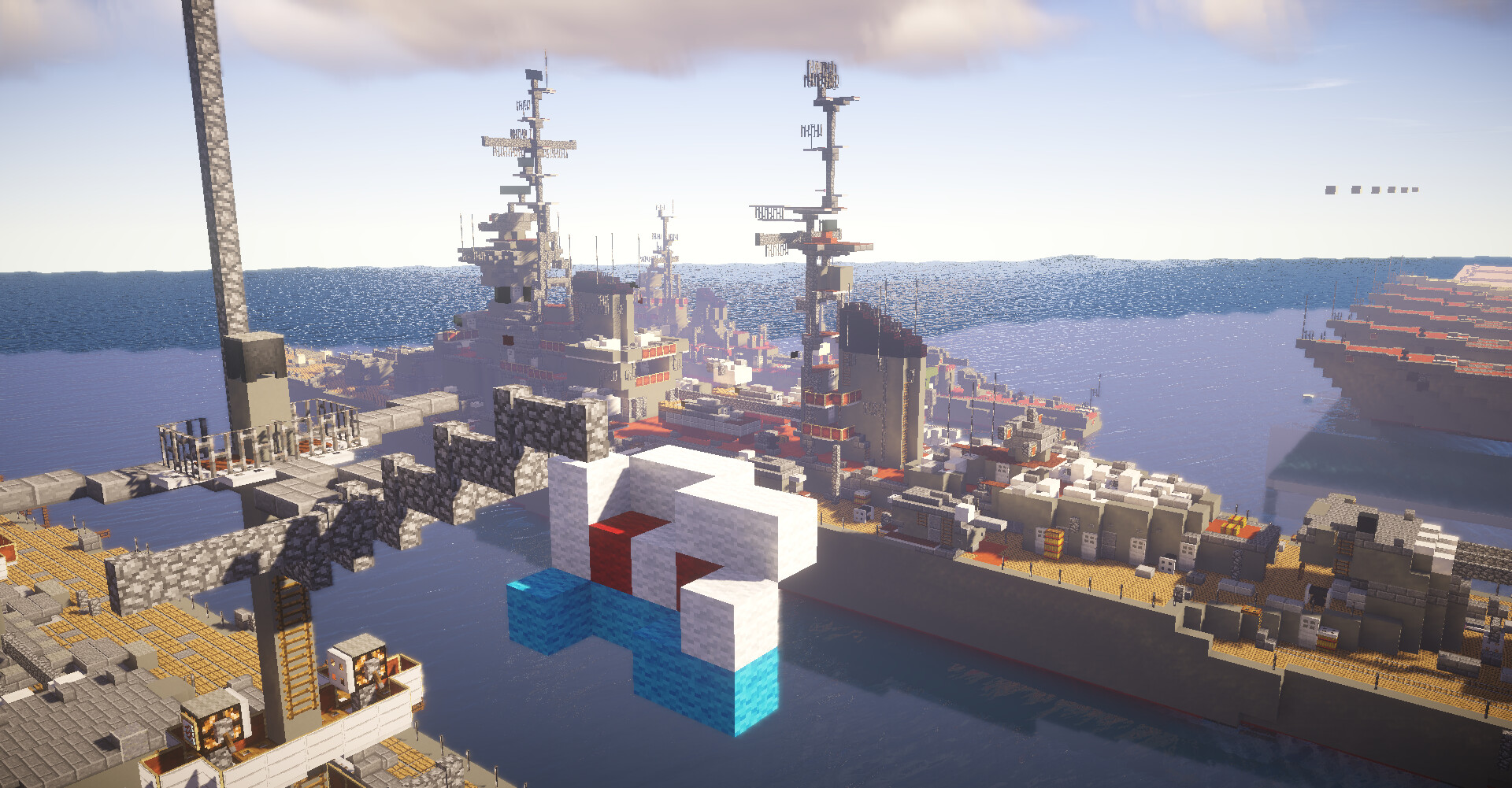 cruiser 68bis Sverdlov class Minecraft Map