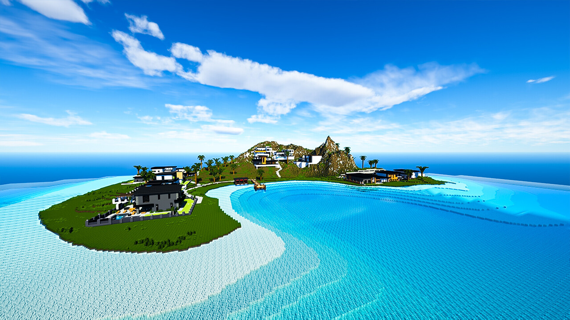 Modern Private Island Minecraft Map