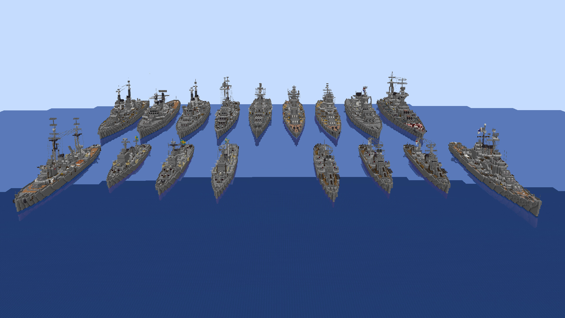 17 Warships (1930-1975) Pack - built between 2019 Oct to 2022 Aug ...