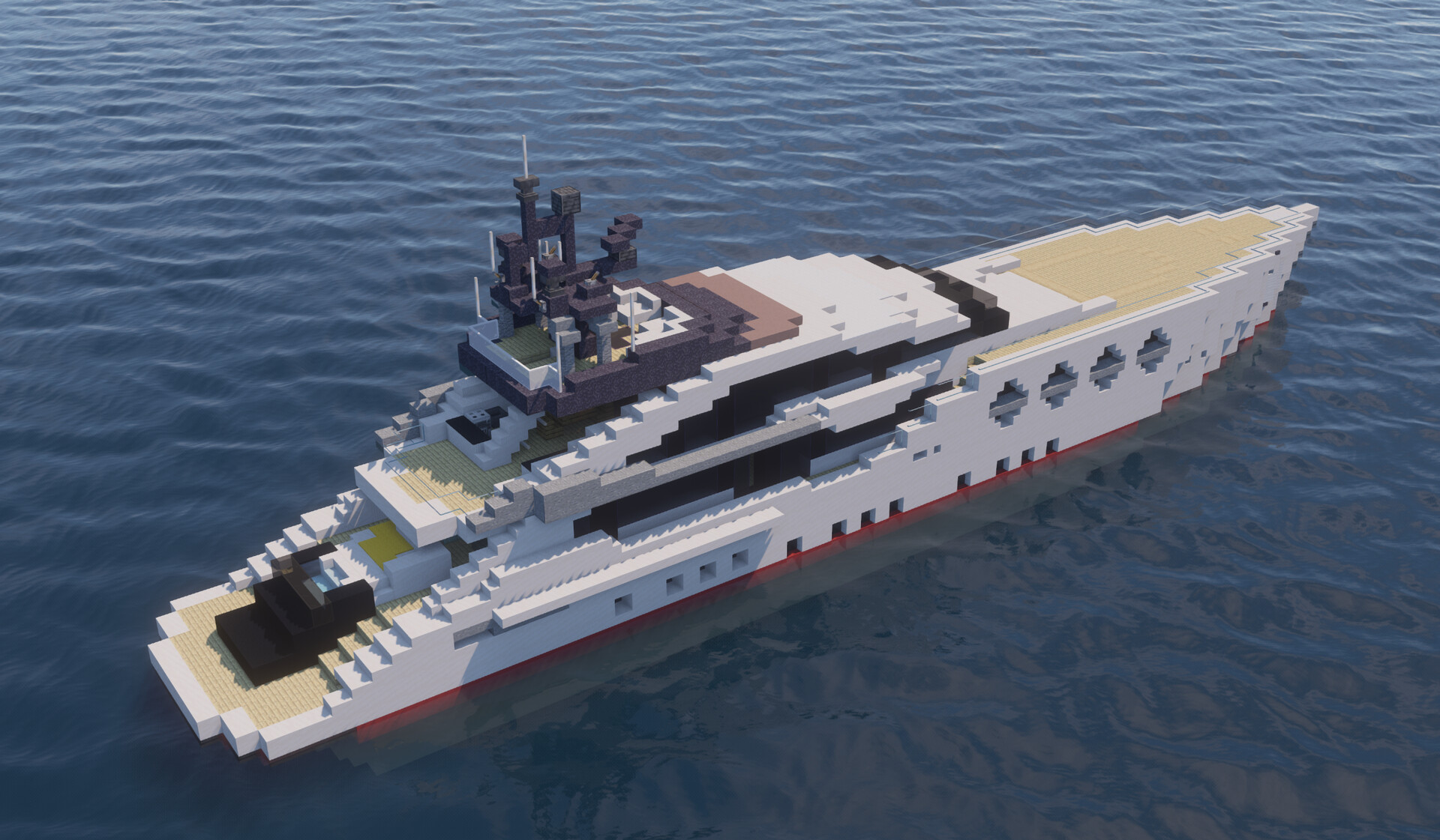 Superyacht Lady M Minecraft Map