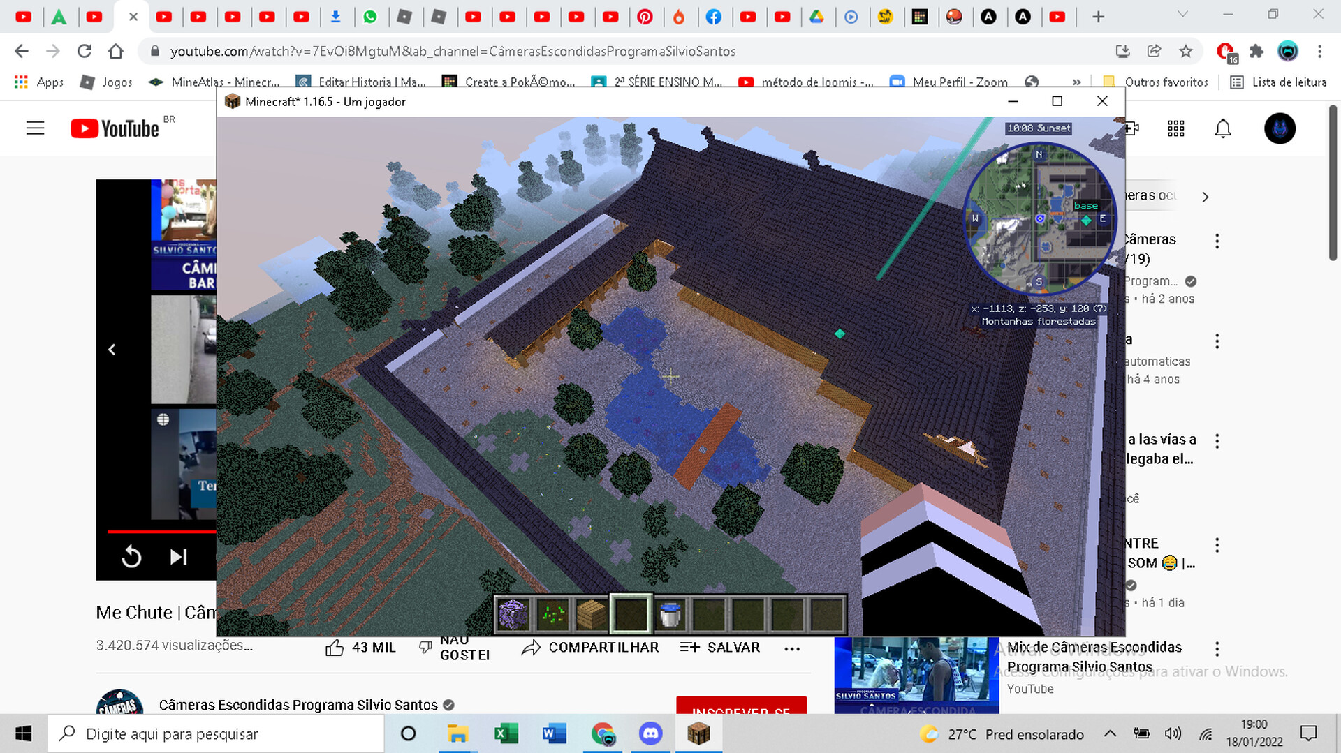 mapa pra jgoa com amgio mod pakc demon slayer Minecraft Map