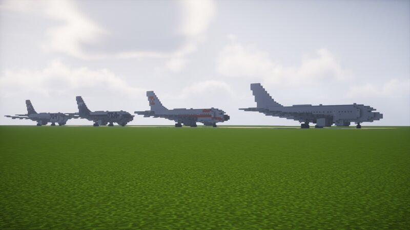 (V2) Airbus A300 B1 | 1:1 Scale + Download Minecraft Map