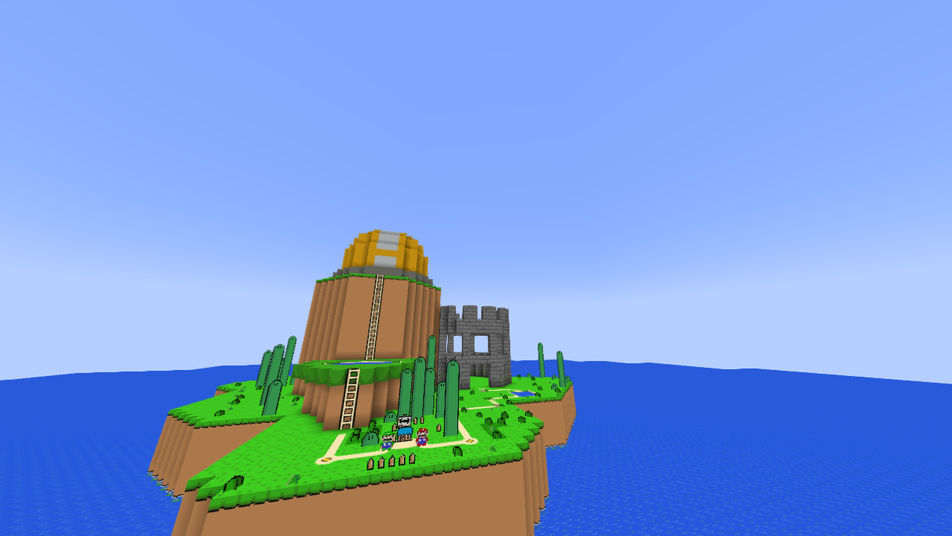 Super Mario World: World Map Minecraft Map