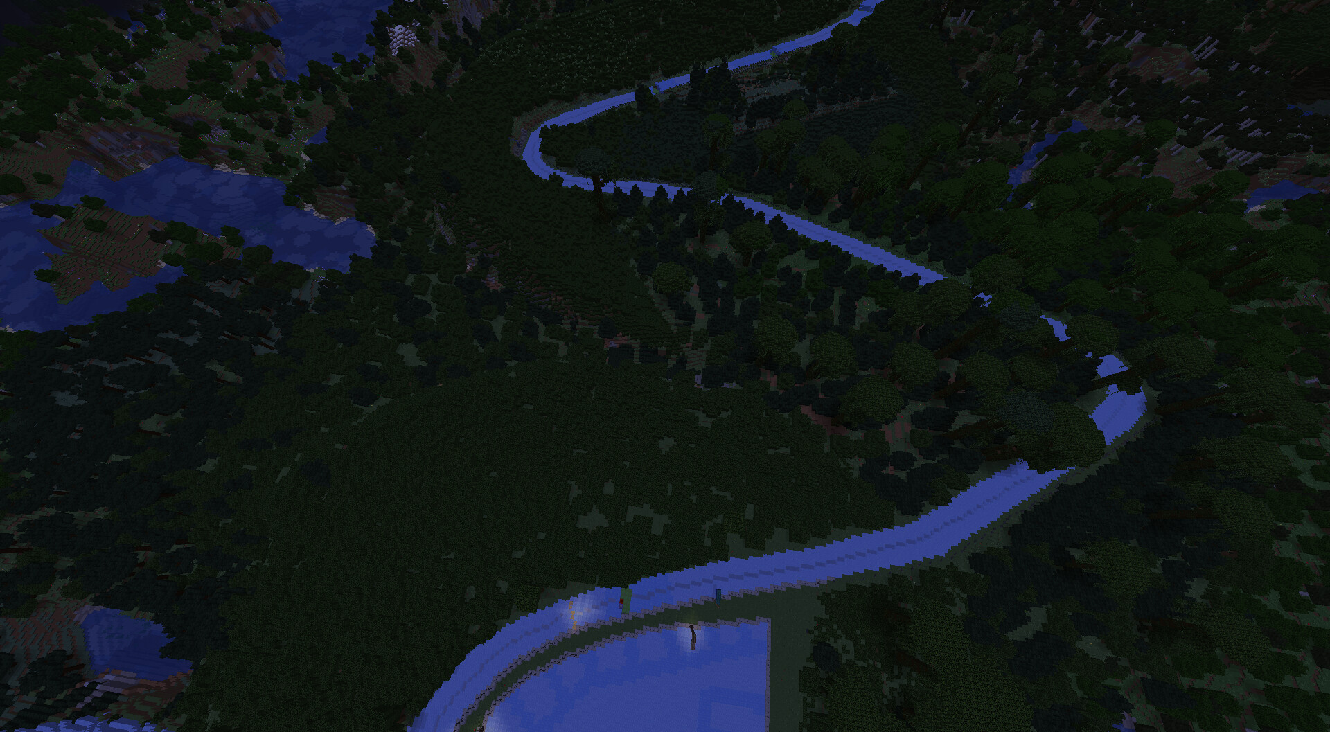 (Initial D) Mount Akina Ice Boat Map (uphill) Minecraft Map