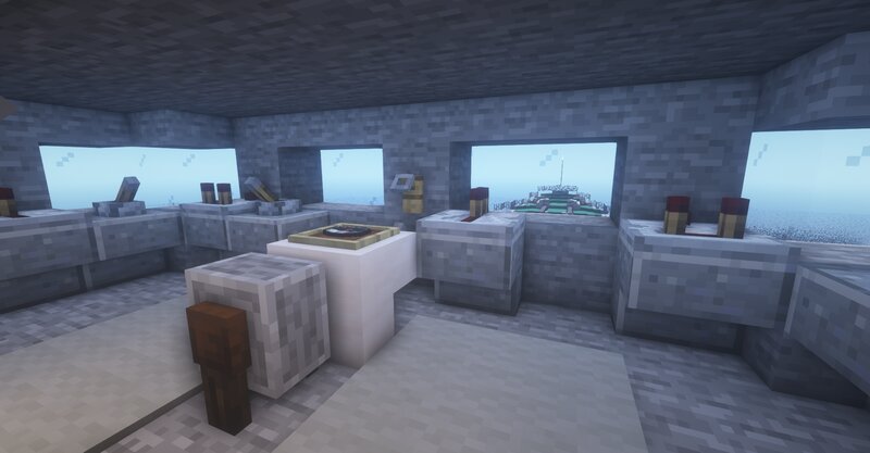 Bellerophon - GW96A - British Guided Missile Cruiser - Full Interior Minecraft Map