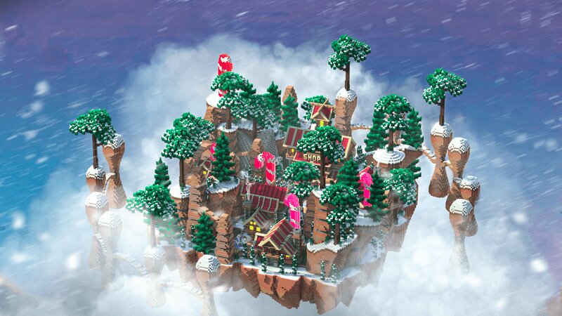 Christmas spawn Minecraft Map