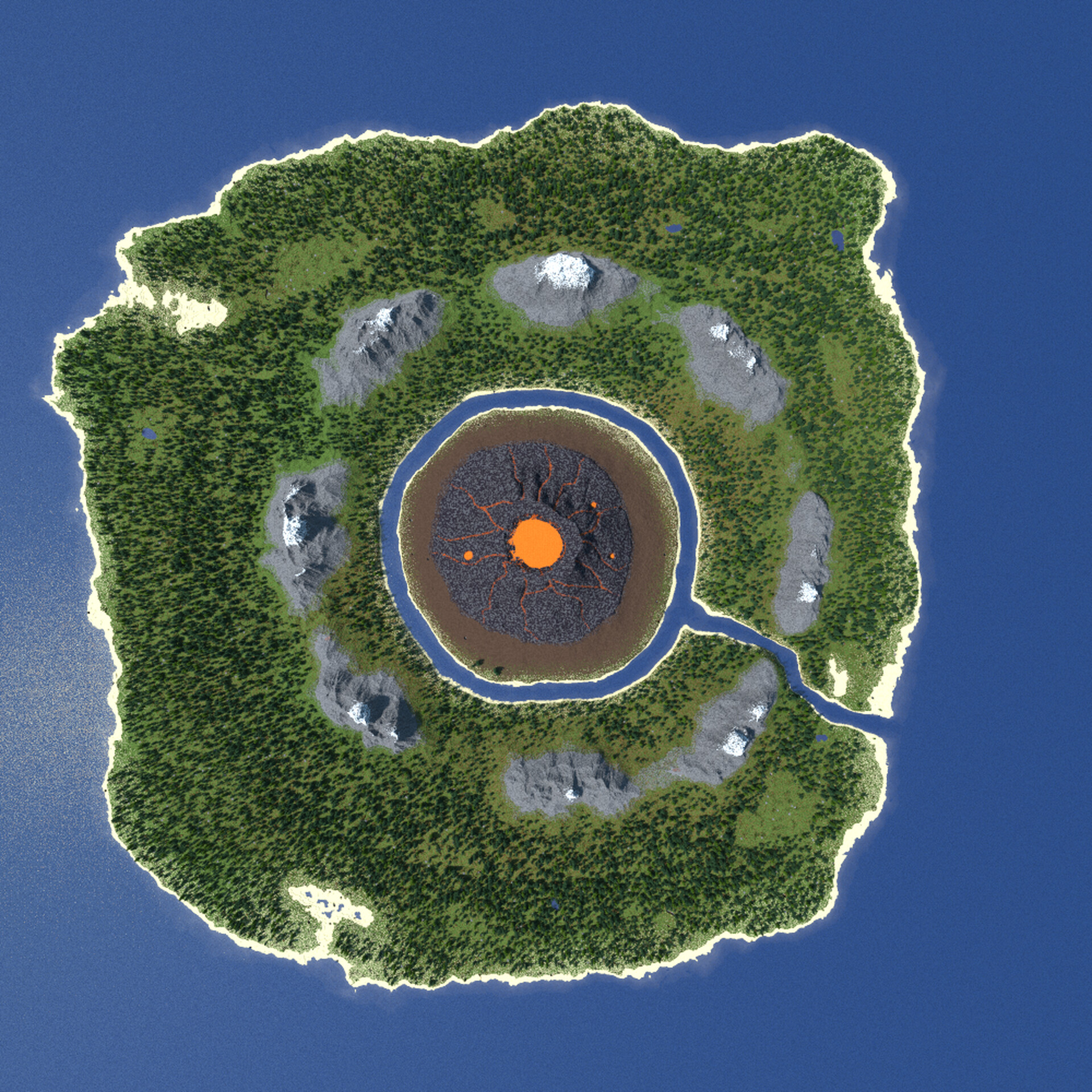 Eye of the Earth (3k) Minecraft Map
