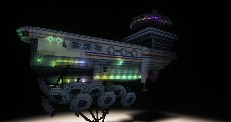 Big Magnetrine Spaceship Minecraft Map
