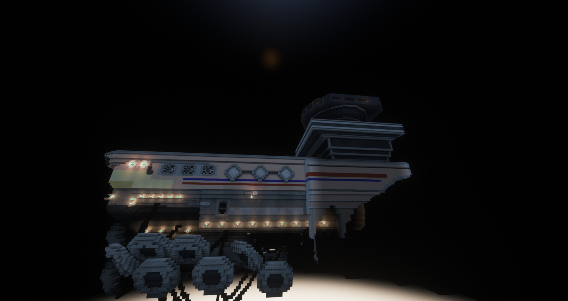 Big Magnetrine Spaceship Minecraft Map