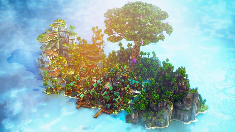 Fantasy Village Archipelago Minecraft Map