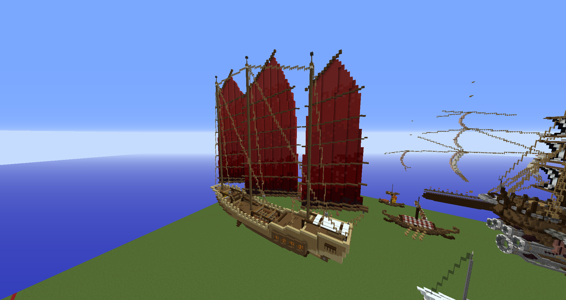 Some Oriental Ship Minecraft Map