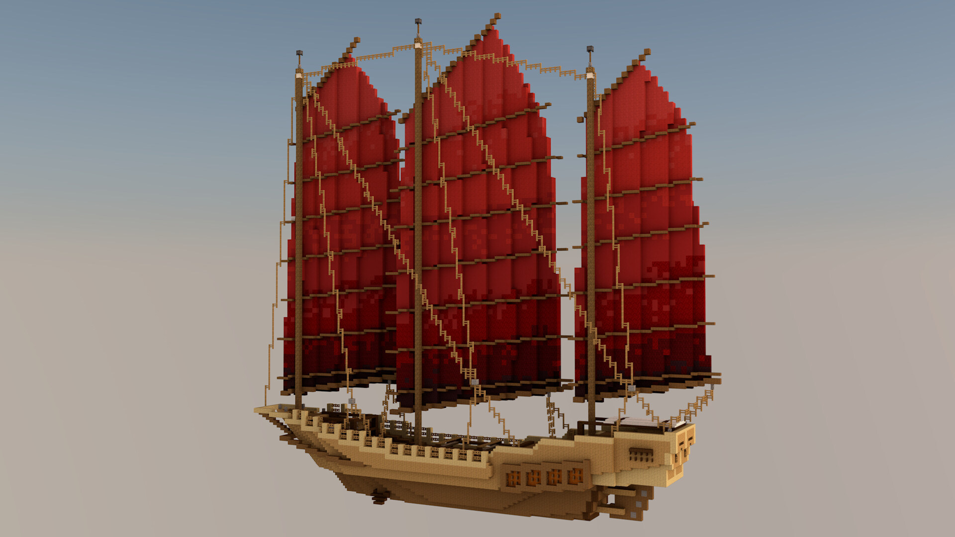 Some Oriental Ship Minecraft Map