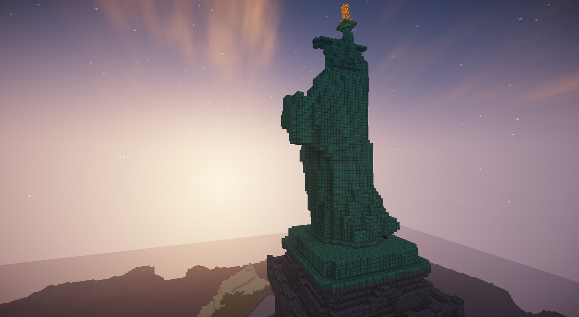 Statue of Liberty Minecraft Map