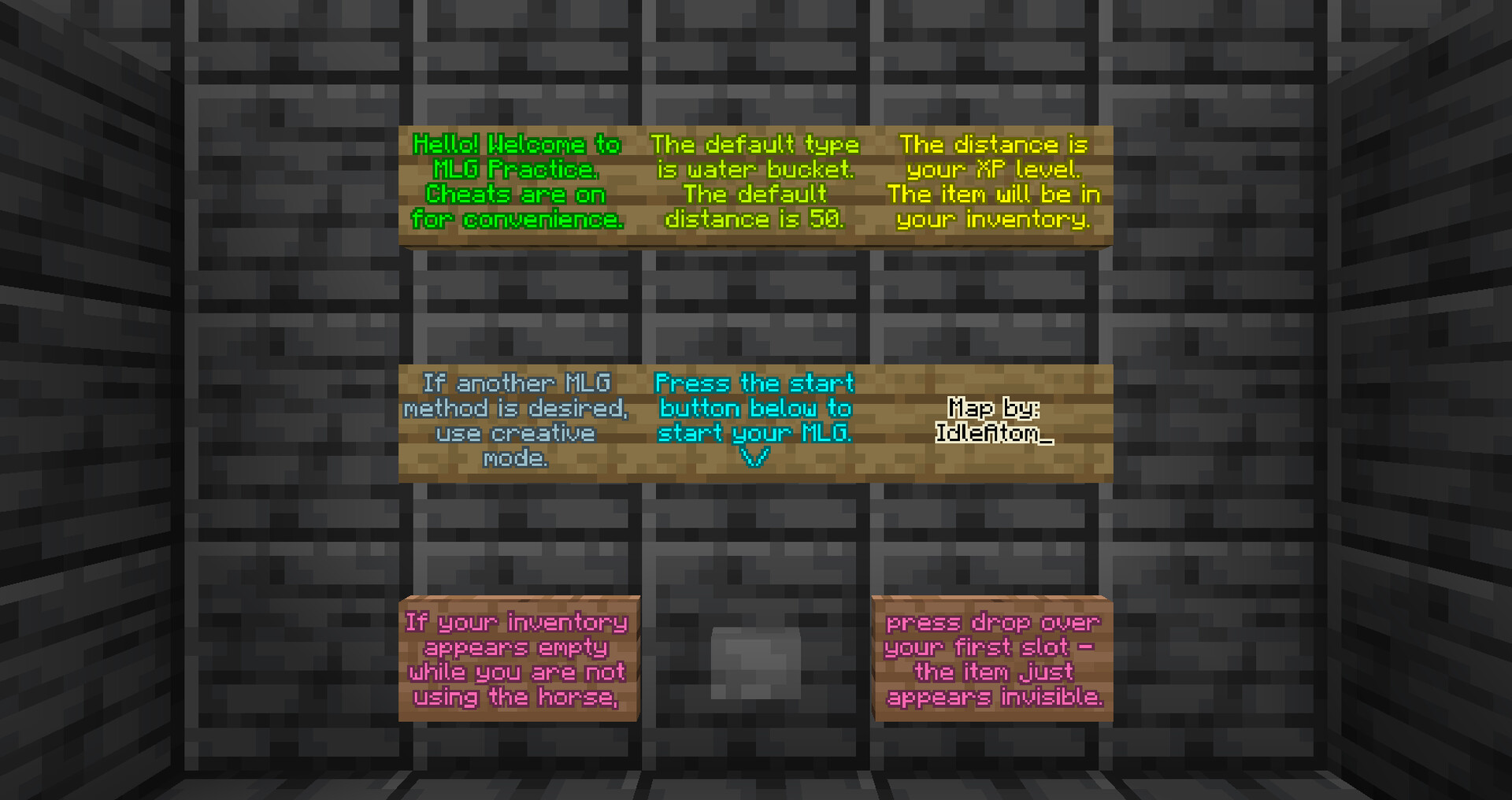 MLG Practice Map Minecraft Map