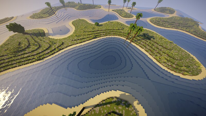 simple small islands for building Minecraft Map