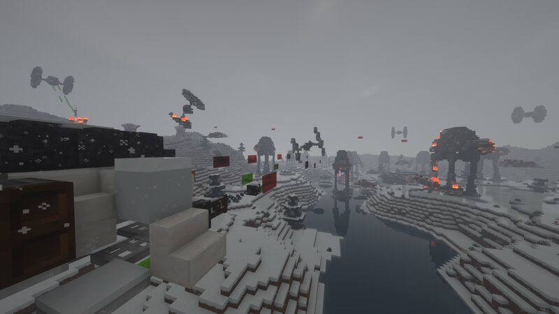 Starwars: Battle of Hoth Minecraft Map