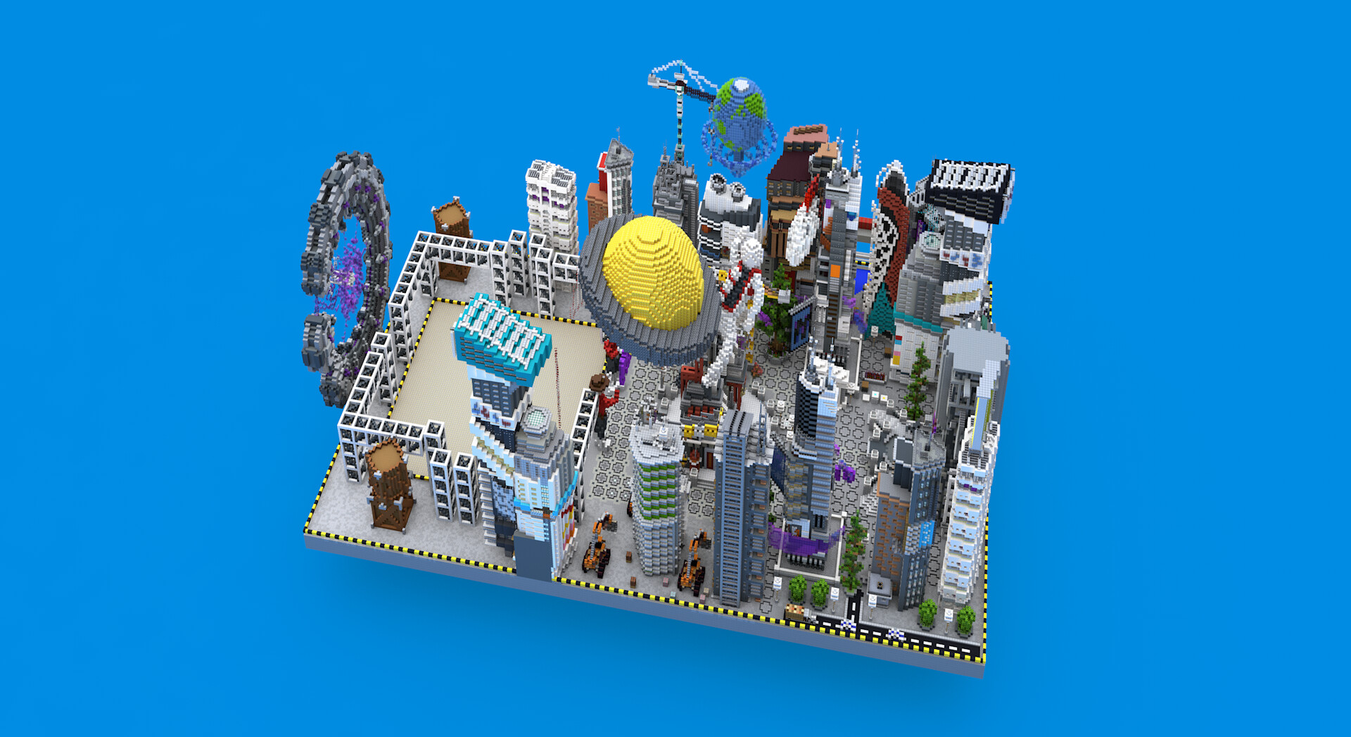 [LOBBY] SPACE CITY Minecraft Map