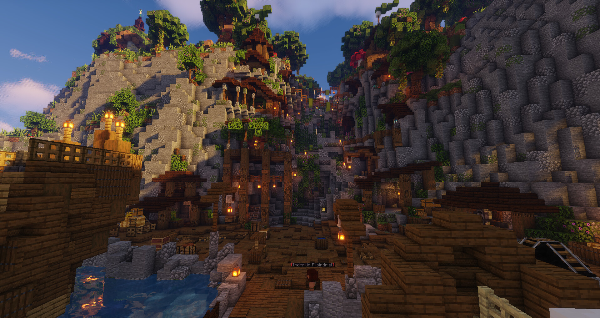 Salus Limin - Wood Elf Port - Fables and Fantasy RP. Minecraft Map