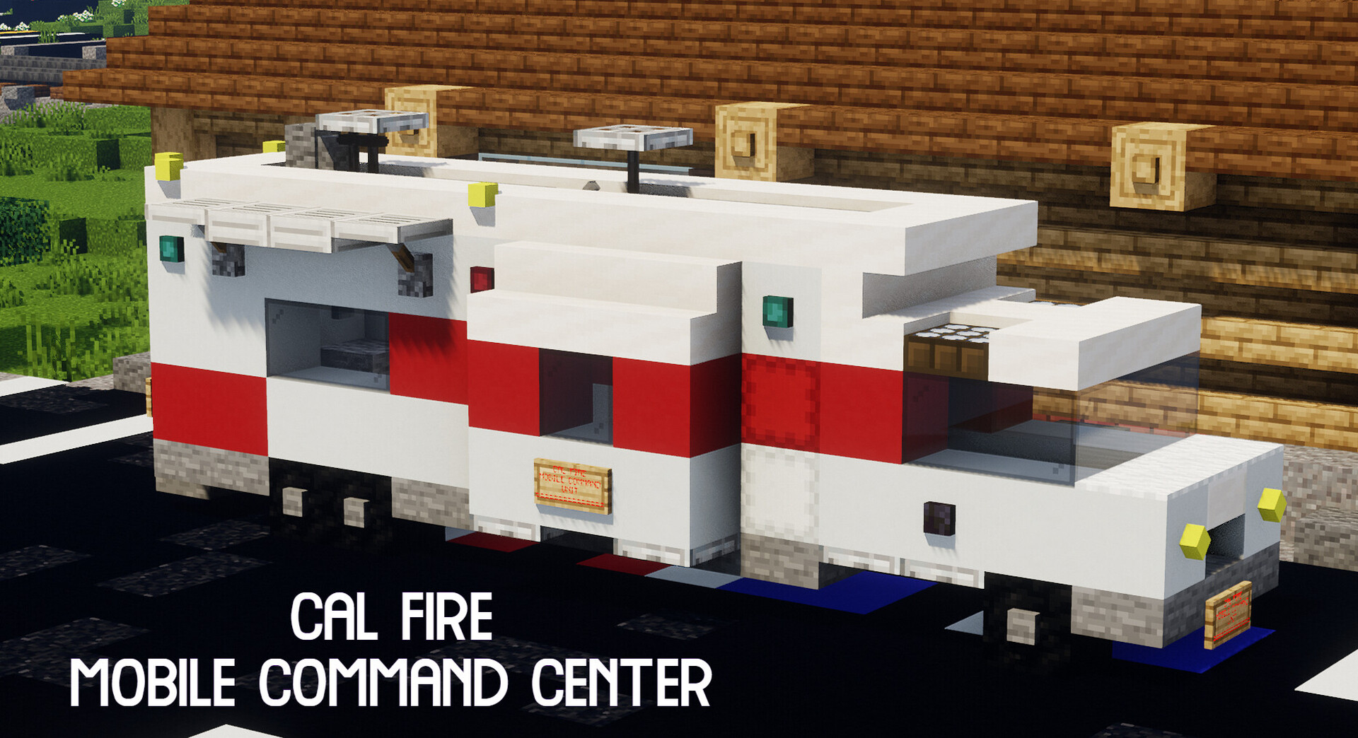 Cal Fire Mobile Command Center | Schematic Minecraft Map