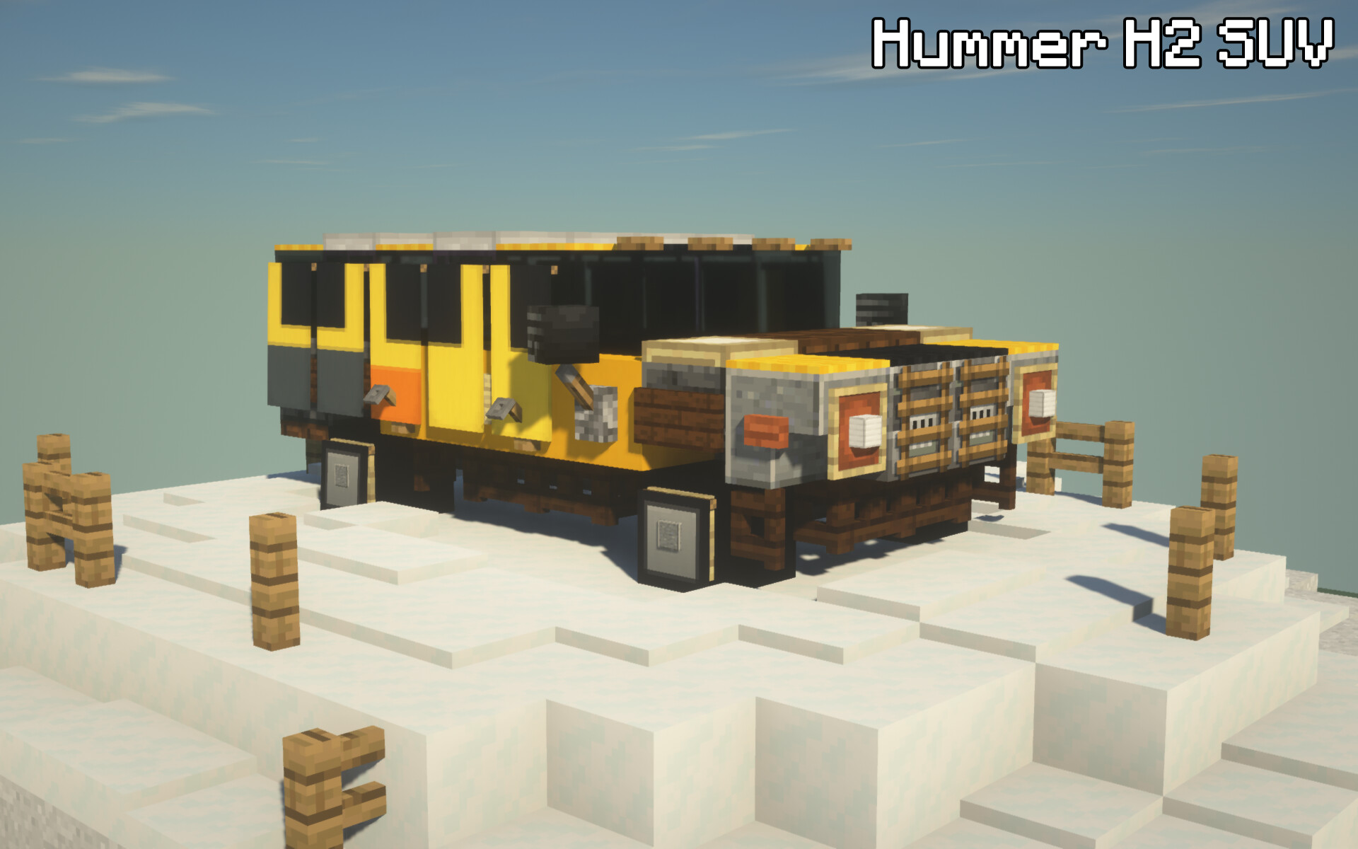Hummer H2 SUV Minecraft Map