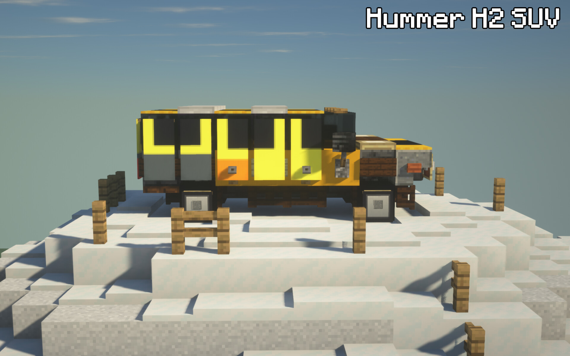 Hummer H2 SUV Minecraft Map