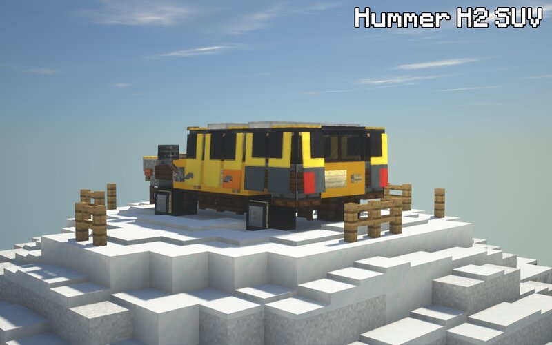 Hummer H2 SUV Minecraft Map